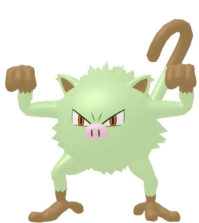 Archivo:Mankey HOME variocolor.webm - WikiDex, la enciclopedia Pokémon