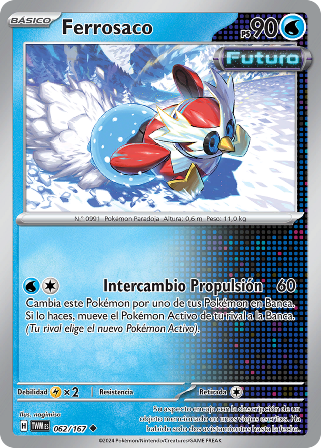 Ferrosaco (Mascarada Crepuscular TCG) - WikiDex, la enciclopedia Pokémon