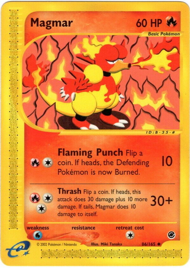 Magmar (Expedition Base Set TCG) - WikiDex, la enciclopedia Pokémon