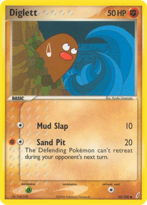 Diglett (Crystal Guardians TCG) - WikiDex, la enciclopedia Pokémon