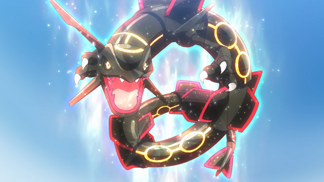 Archivo:EP1242 Rayquaza variocolor.png - WikiDex, la enciclopedia Pokémon