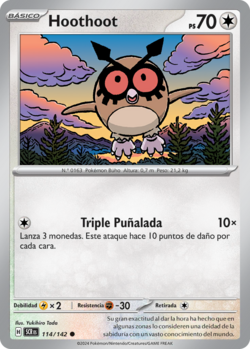 Hoothoot (Corona Astral TCG) - WikiDex, la enciclopedia Pokémon
