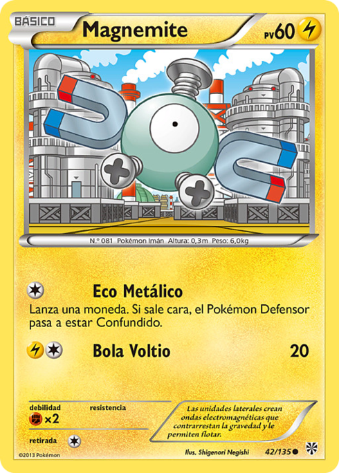 Magnemite (Tormenta Plasma 42 TCG) - WikiDex, la enciclopedia Pokémon
