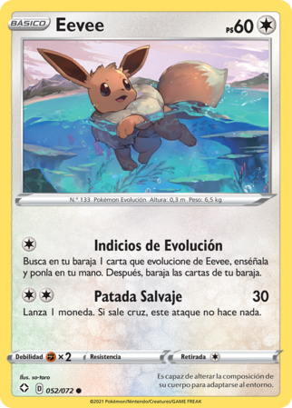 Eevee (SWSH Promo 42 TCG) - WikiDex, la enciclopedia Pokémon