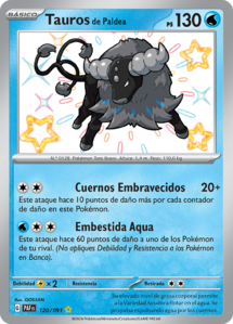 Tauros de Paldea (Evoluciones en Paldea 41 TCG) - WikiDex, la enciclopedia Pokémon