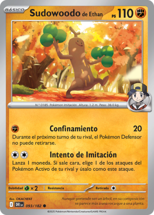 Sudowoodo de Ethan (Rivales Predestinados TCG)/Sudowoodo de Eco ...
