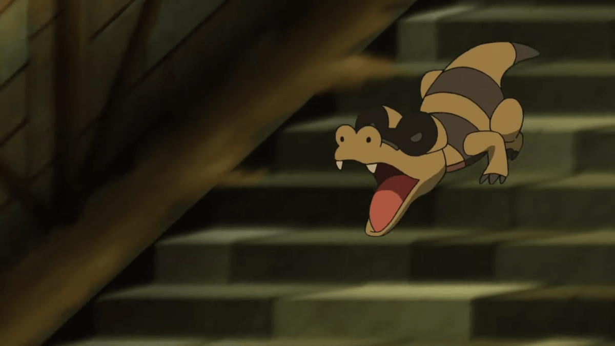 Archivo:EP1103 Sandile.png - WikiDex, la enciclopedia Pokémon