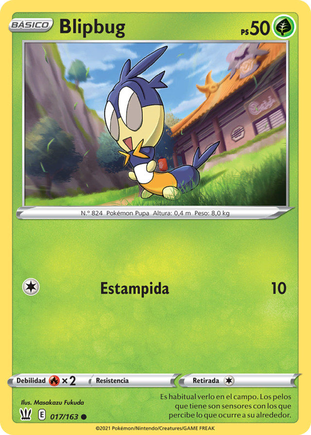 Blipbug (Estilos de Combate TCG) - WikiDex, la enciclopedia Pokémon