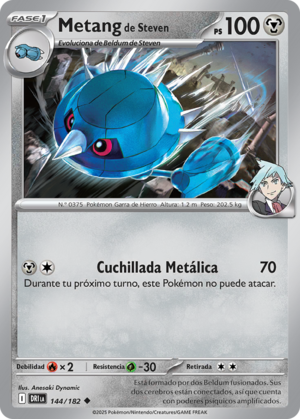 Beldum de Steven (Rivales Predestinados TCG)/Beldum de Máximo (Rivales ...