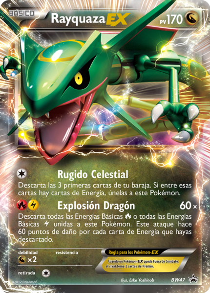 Rayquaza-EX (Dragones Majestuosos TCG) - WikiDex, la enciclopedia Pokémon