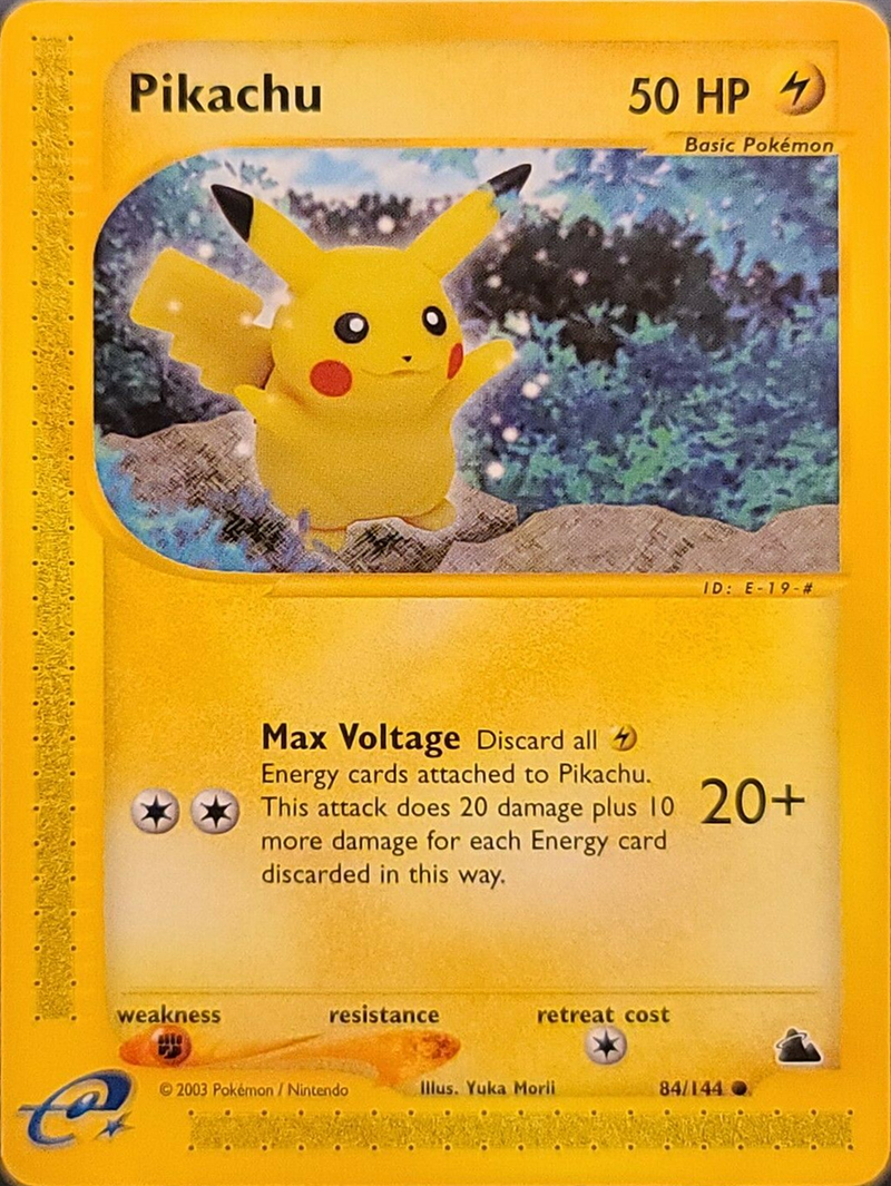 Pikachu (Skyridge TCG) - WikiDex, la enciclopedia Pokémon
