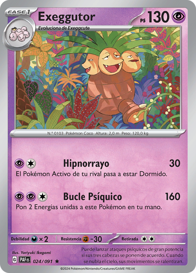 Exeggutor (Destinos de Paldea TCG) - WikiDex, la enciclopedia Pokémon