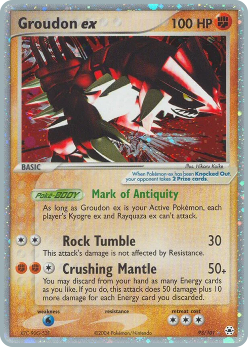 Groudon-ex (Hidden Legends TCG) - WikiDex, la enciclopedia Pokémon