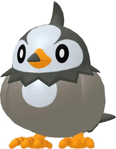 Archivo:Starly HOME.webm - WikiDex, la enciclopedia Pokémon