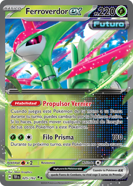 Ferroverdor ex (Fuerzas Temporales TCG) - WikiDex, la enciclopedia Pokémon