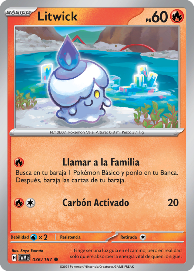 Litwick (Mascarada Crepuscular TCG) - WikiDex, la enciclopedia Pokémon