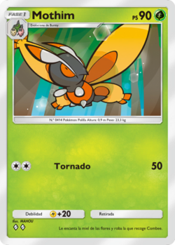 Mothim (Luz Triunfal TCG Pocket) - WikiDex, la enciclopedia Pokémon