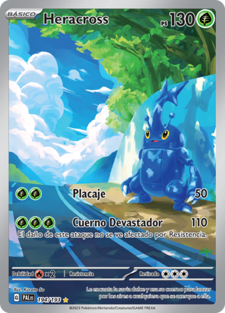 Heracross (Evoluciones en Paldea TCG) - WikiDex, la enciclopedia Pokémon