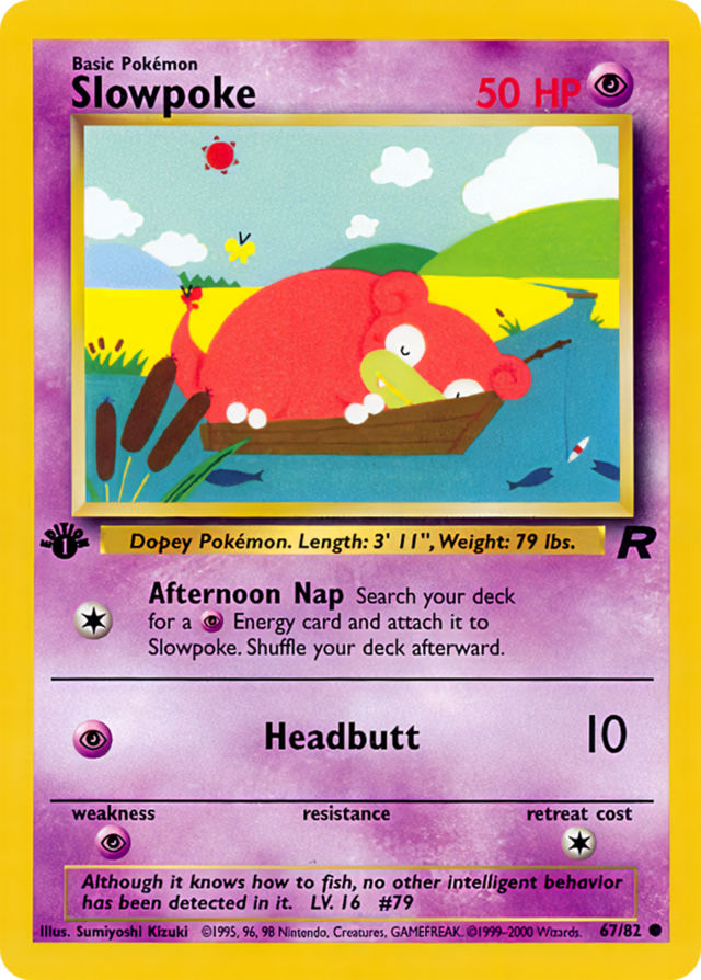 Slowpoke (Team Rocket TCG) - WikiDex, la enciclopedia Pokémon