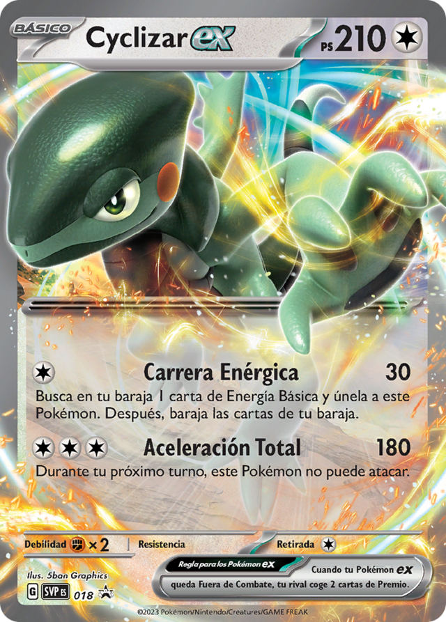 Cyclizar ex (SV Promo 18 TCG) - WikiDex, la enciclopedia Pokémon