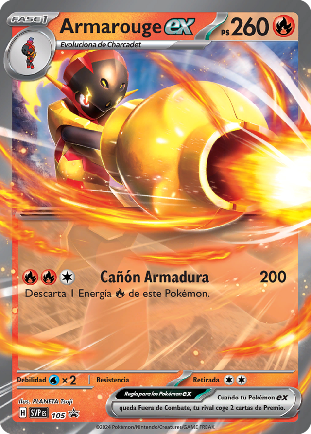 Armarouge ex (SV Promo 105 TCG) - WikiDex, la enciclopedia Pokémon