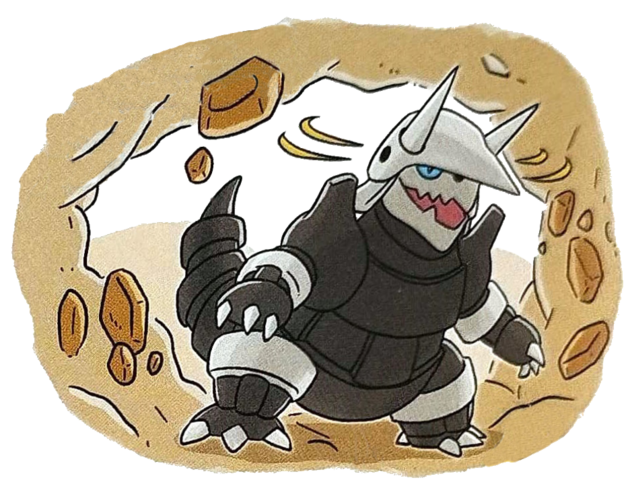 Archivo:Ilustración de Aggron alimentándose Pokécology.png - WikiDex ...