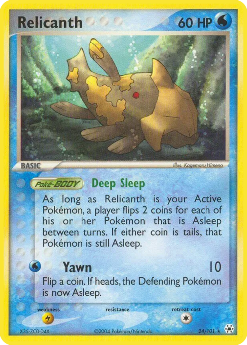 Relicanth (Hidden Legends TCG) - WikiDex, la enciclopedia Pokémon