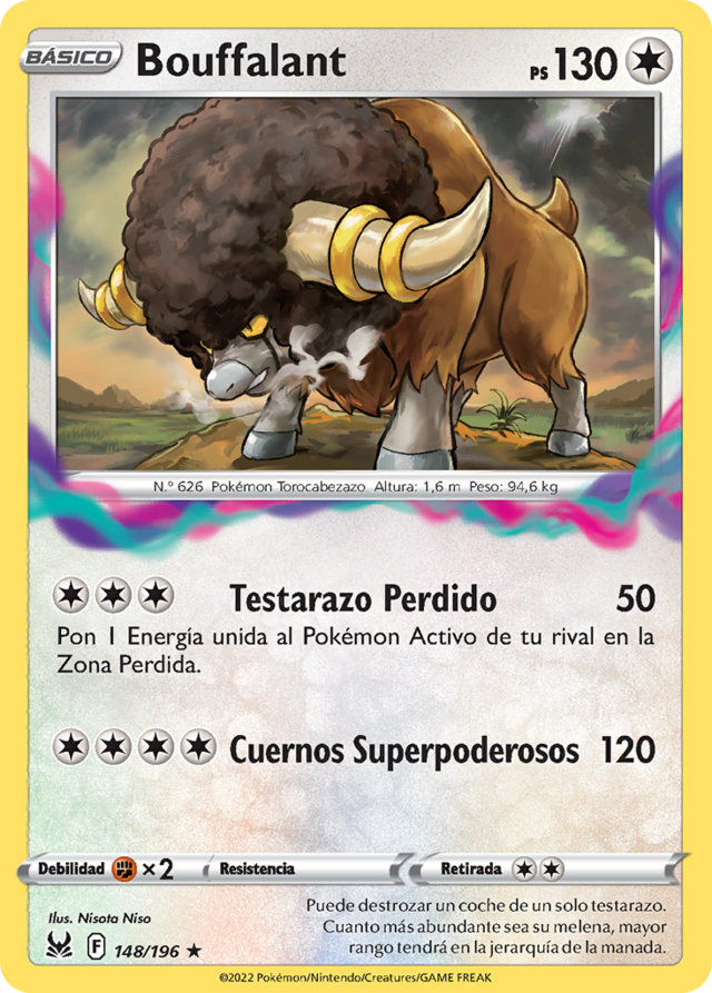 Bouffalant (Origen Perdido TCG) - WikiDex, la enciclopedia Pokémon