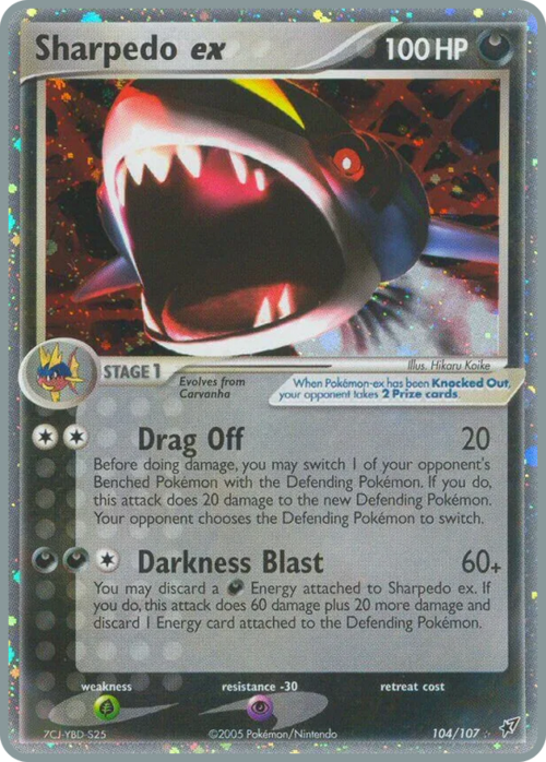 Sharpedo-ex (Deoxys TCG) - WikiDex, la enciclopedia Pokémon