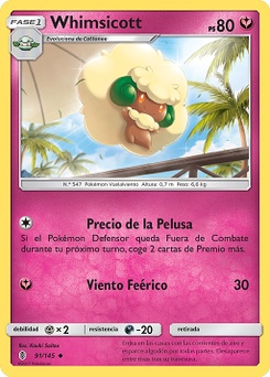 Whimsicott (Albor de Guardianes TCG) - WikiDex, la enciclopedia Pokémon
