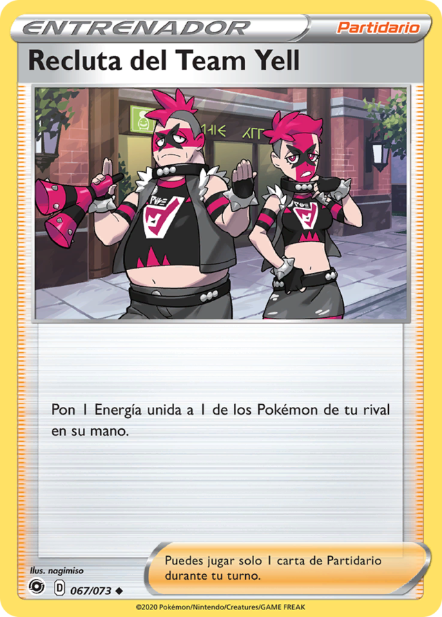 Recluta del Team Yell (TCG) - WikiDex, la enciclopedia Pokémon