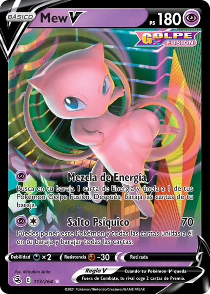 Mew V (Golpe Fusión TCG) - WikiDex, la enciclopedia Pokémon