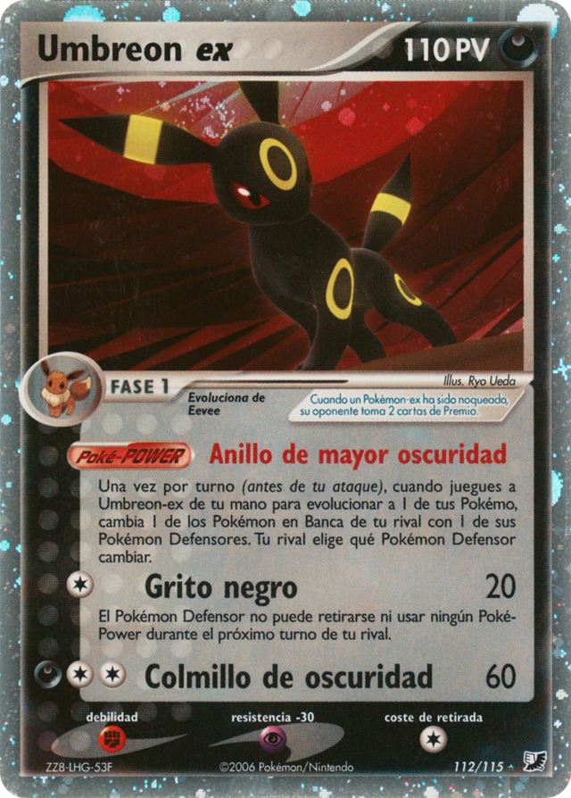 Umbreon-ex (Fuerzas Ocultas TCG) - WikiDex, la enciclopedia Pokémon
