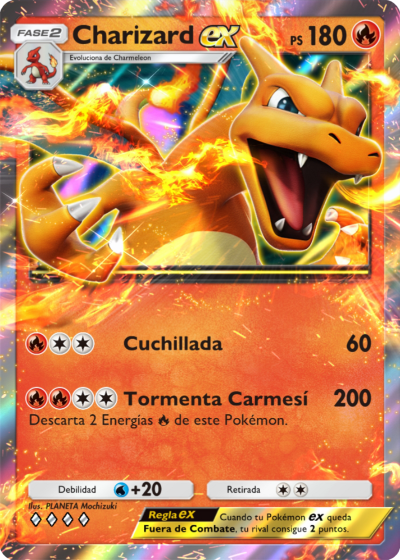 Charizard ex (Genes Formidables TCG Pocket) - WikiDex, la enciclopedia ...
