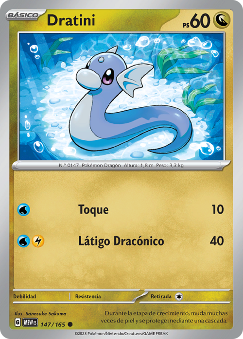 Dratini (151 TCG) - WikiDex, la enciclopedia Pokémon