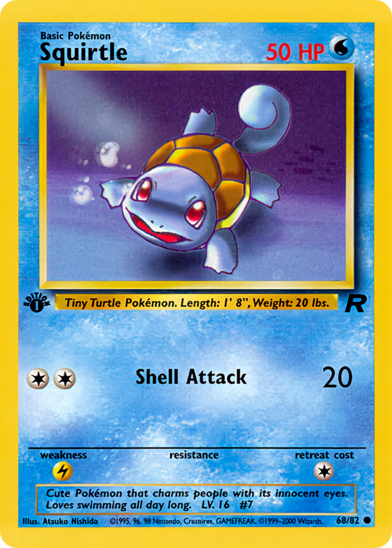Squirtle (Team Rocket TCG) - WikiDex, la enciclopedia Pokémon