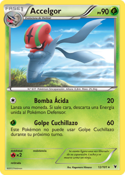 Accelgor (Nobles Victorias TCG) - WikiDex, la enciclopedia Pokémon
