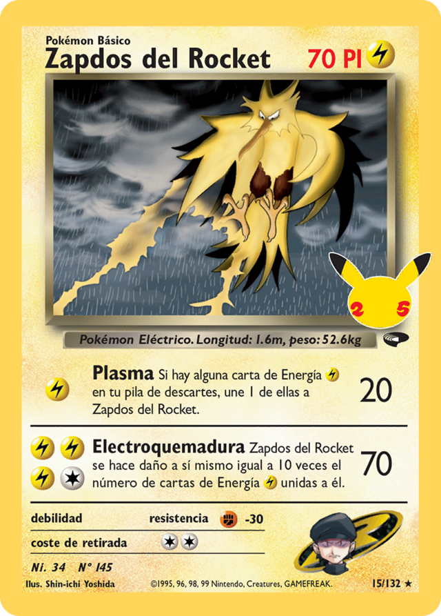 Zapdos del Rocket (Gym Challenge TCG) - WikiDex, la enciclopedia Pokémon