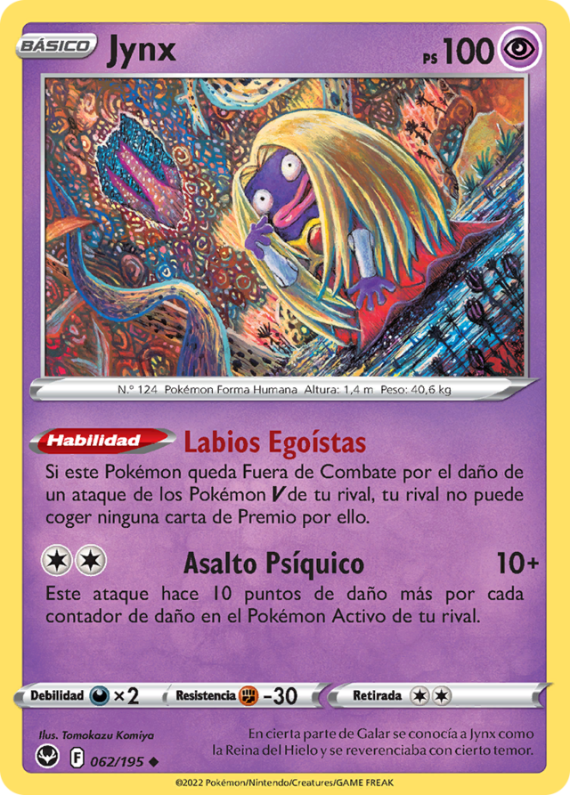 Jynx (Tempestad Plateada TCG) - WikiDex, la enciclopedia Pokémon