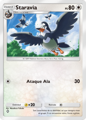 Starly (Luz Triunfal TCG Pocket) - WikiDex, la enciclopedia Pokémon