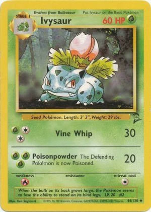 Ivysaur (Base Set TCG) - WikiDex, la enciclopedia Pokémon