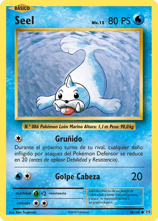Seel (Evoluciones TCG) - WikiDex, la enciclopedia Pokémon
