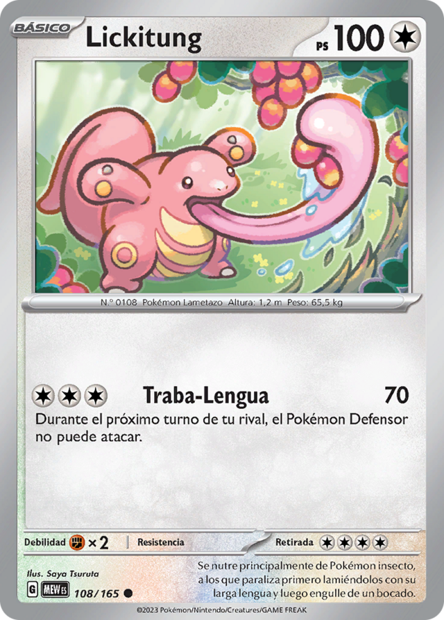 Lickitung (151 TCG) - WikiDex, la enciclopedia Pokémon