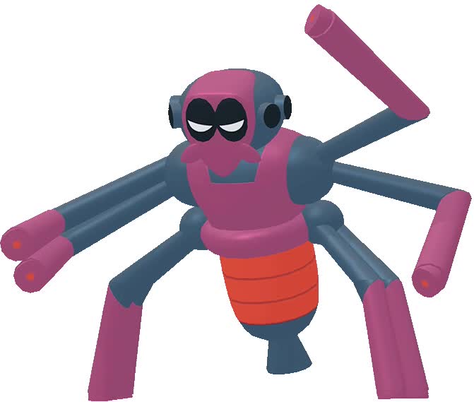 Archivo:Spidops HOME variocolor.webm - WikiDex, la enciclopedia Pokémon