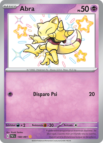 Abra (151 TCG) - WikiDex, la enciclopedia Pokémon