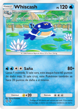 Whiscash (Luz Triunfal TCG Pocket) - WikiDex, la enciclopedia Pokémon