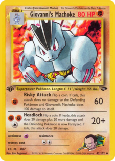 Giovanni's Machamp (Gym Challenge TCG) - WikiDex, la enciclopedia Pokémon