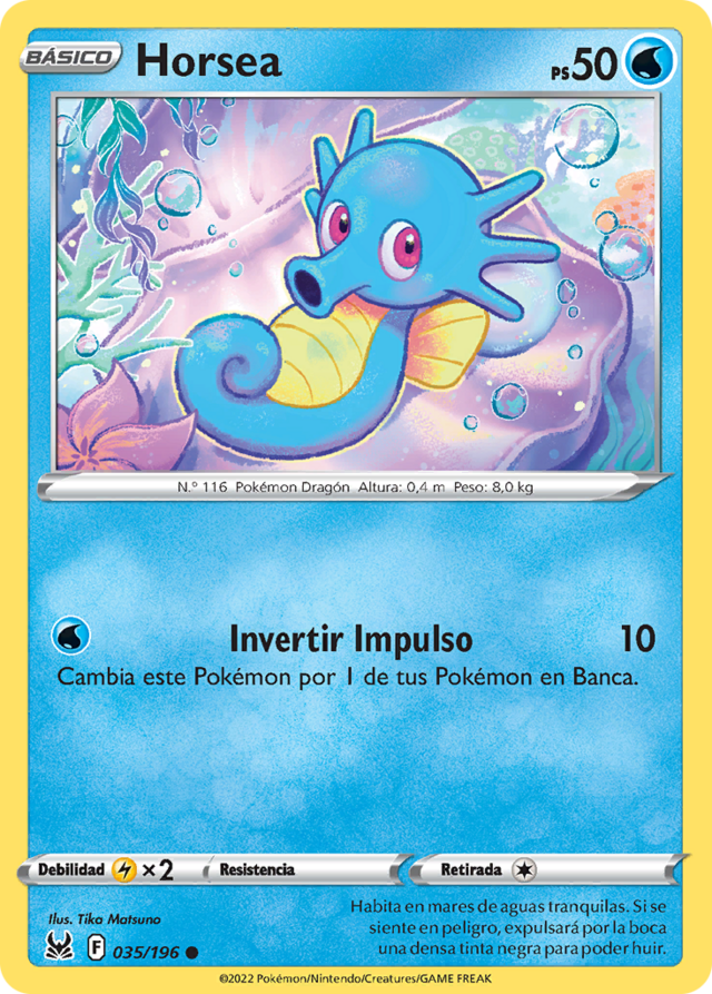 Horsea (Origen Perdido TCG) - WikiDex, la enciclopedia Pokémon
