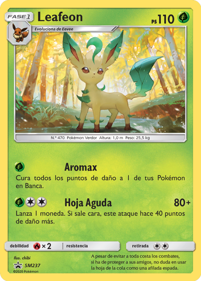 Leafeon (SM Promo 237 TCG) - WikiDex, la enciclopedia Pokémon