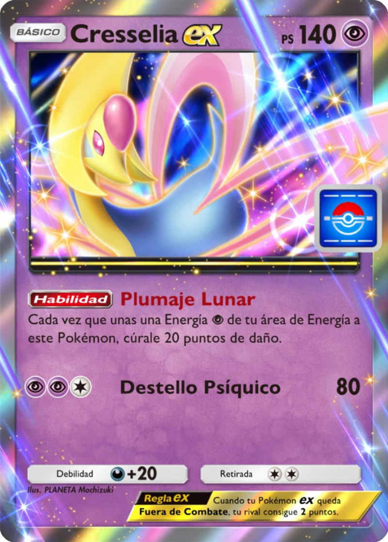 Cresselia ex (Promo-A 37 TCG Pocket) - WikiDex, la enciclopedia Pokémon